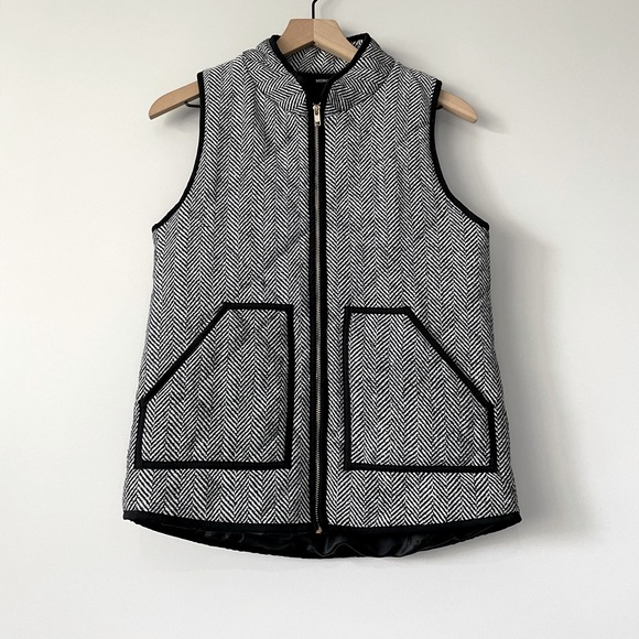Marokeety | Jackets & Coats | Merokeety Fall Black White Quilted ...